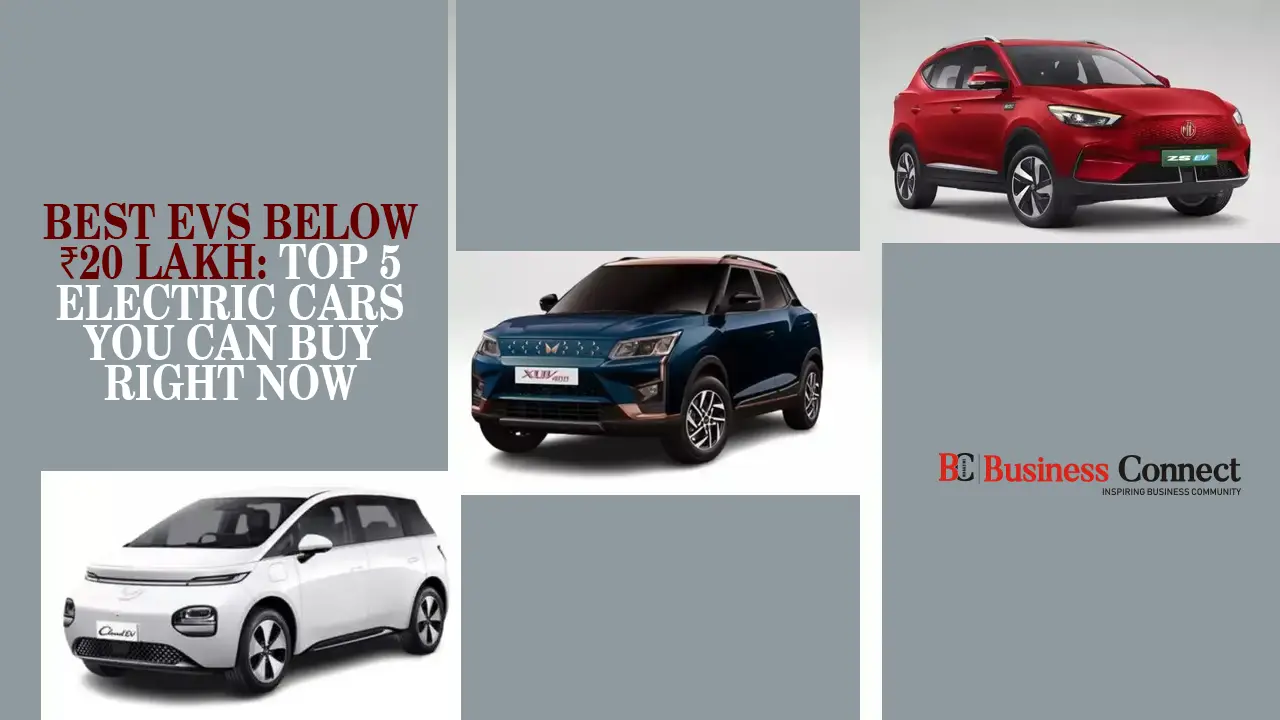 Top 5 Electric Cars Under ₹20 Lakh In India (2026) – Budget EV Picks